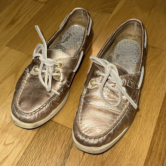 Sperry | Shoes | Sperry Rose Gold Top Sider Boat Shoes | Poshmark